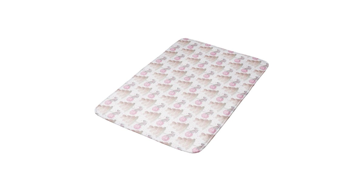 Wedding Cake Bath Mat | Zazzle