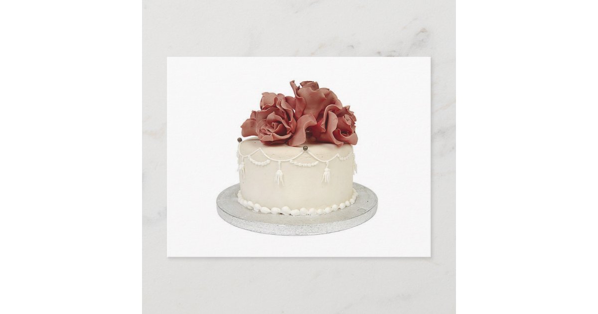 Wedding Cake Fancy Save The Dates Card | Zazzle