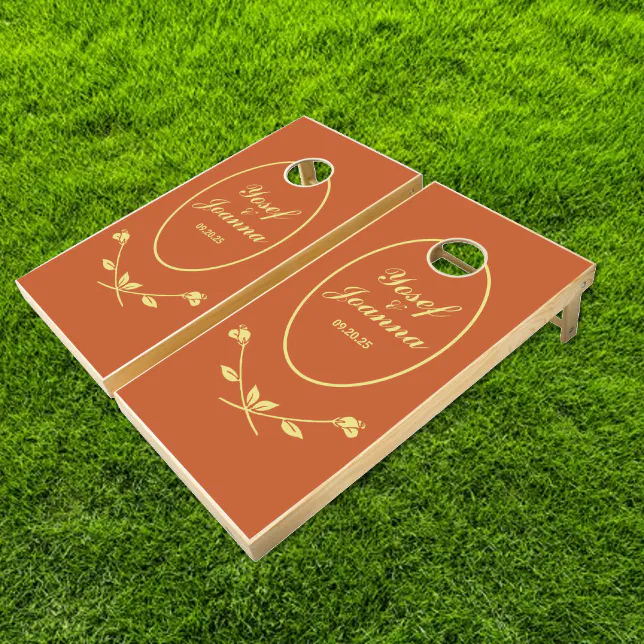 Wedding Couple Cornhole Set | Zazzle