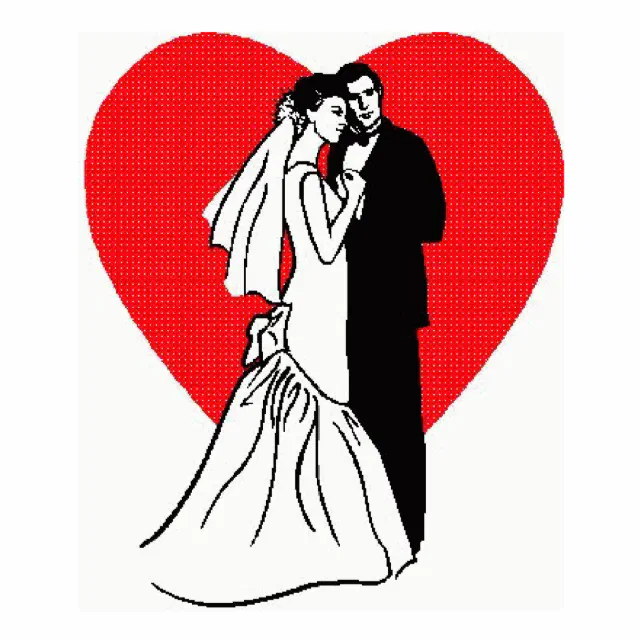 Wedding Couple with Heart Photo Sculpture | Zazzle