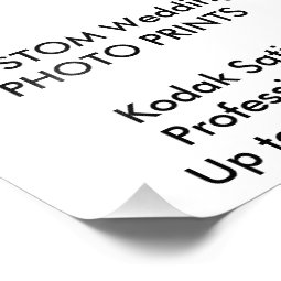 Wedding Custom 7" x 5" Professional Photo Prints | Zazzle