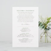 Wedding Day Welcome Map - CUSTOM for Katherine | Zazzle