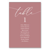 Wedding Dinner, Modern Guest Seating Chart Table Number | Zazzle