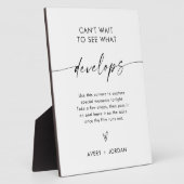 Wedding Disposable Camera Sign, Wedding Photo Game Plaque | Zazzle