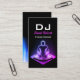 Wedding DJs Karaoke Modern Music Event Business Card | Zazzle