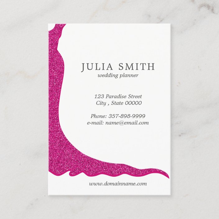 Wedding dress business card | Zazzle.com