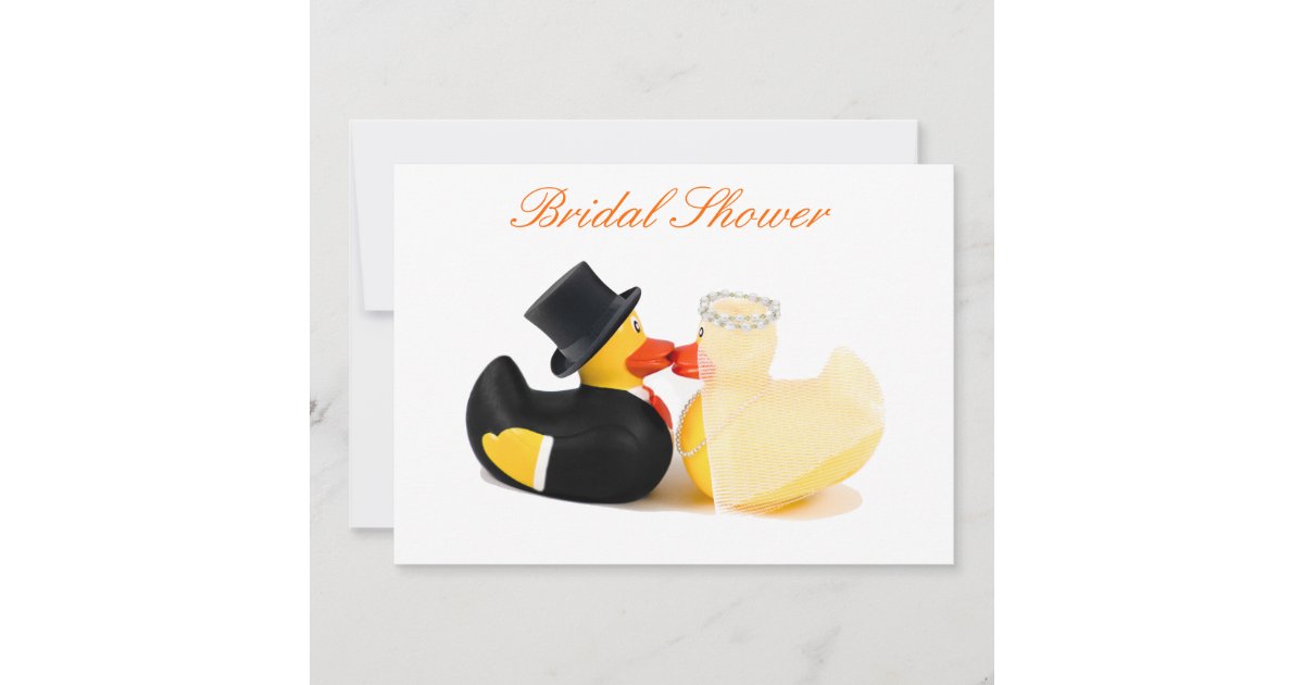 Wedding ducks 2 - Bridal Shower Invitation | Zazzle