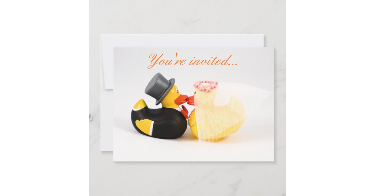 Wedding ducks - Wedding Invitation | Zazzle