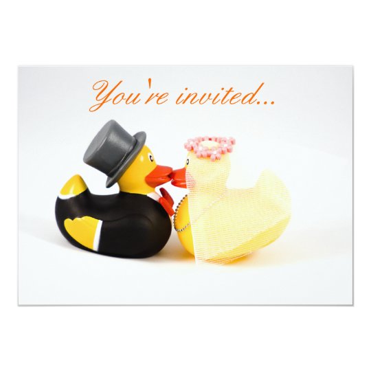 Wedding ducks - Wedding Invitation | Zazzle.com
