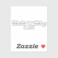 Wedding Elegant Creative Professional Modern Sticker | Zazzle