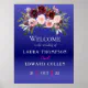 wedding entrance venue board poster | Zazzle