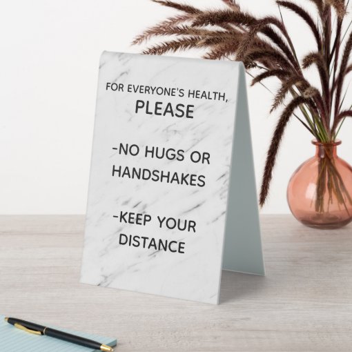 Wedding/Event Custom Social Distancing Sign | Zazzle