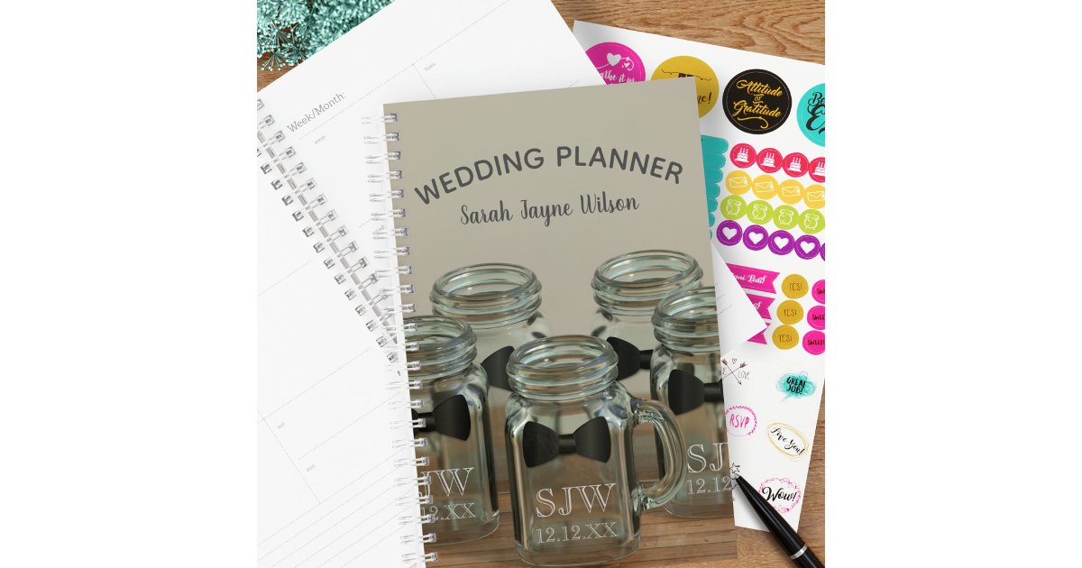 Wedding Event Manager Monthly Planner | Zazzle