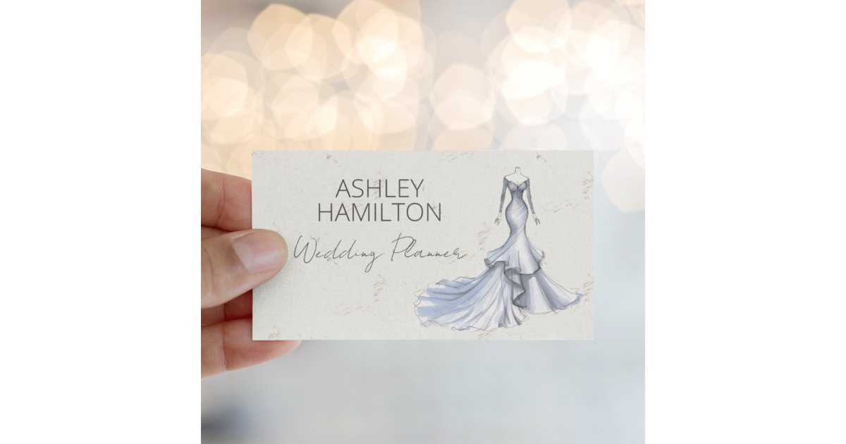 Wedding Event Planner Business Card | Zazzle