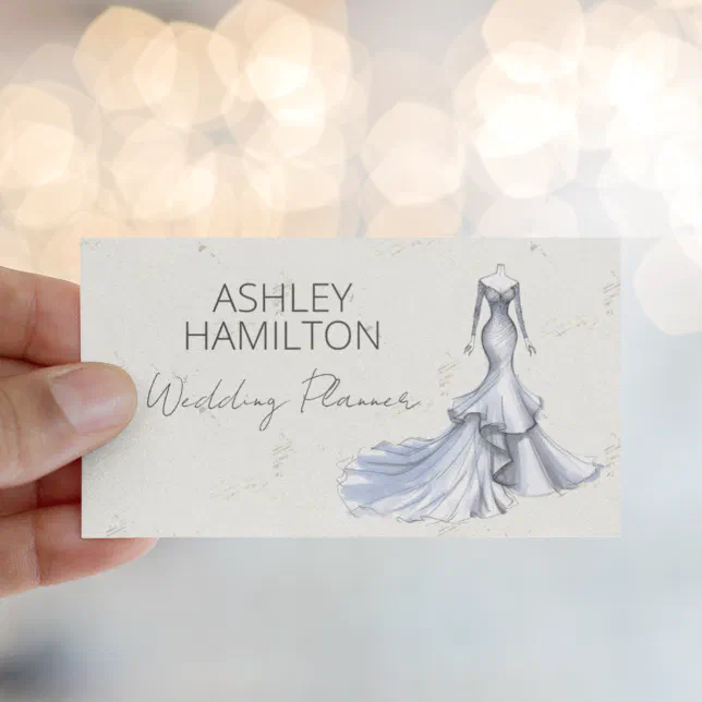 Wedding Event Planner Business Card | Zazzle