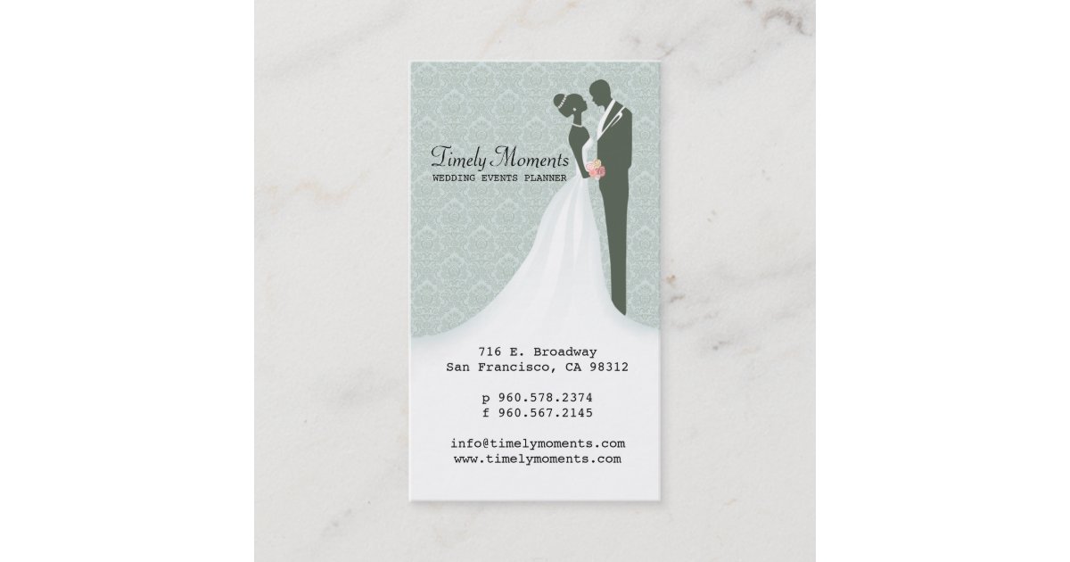 Wedding Events Planner Business Card | Zazzle