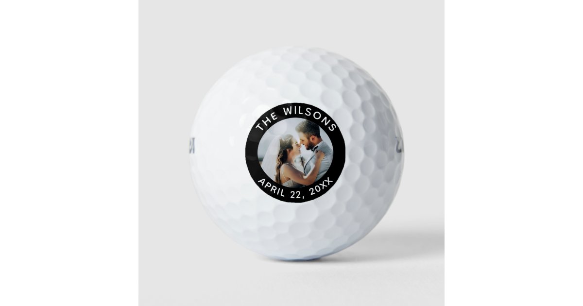Wedding Favor Bride Groom Photo Golf Balls | Zazzle