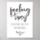 Wedding Feeling Tipsy Poster | Zazzle