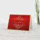 Wedding Gold Red Congratulations Card | Zazzle