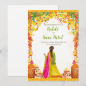 Wedding Haldi invite & Pithi invite Haldi ceremony | Zazzle