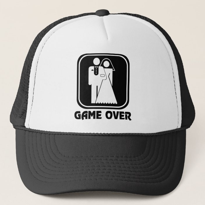 Wedding Icon: Game Over Hat / Cap | Zazzle.com