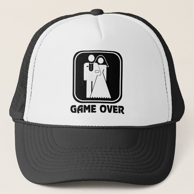 Wedding Icon: Game Over Hat / Cap | Zazzle