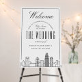 Wedding in Charlotte | Welcome Sign | Zazzle
