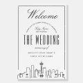 Wedding in Seattle | Welcome Sign | Zazzle