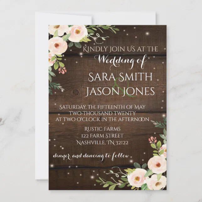 wedding invitation | Zazzle