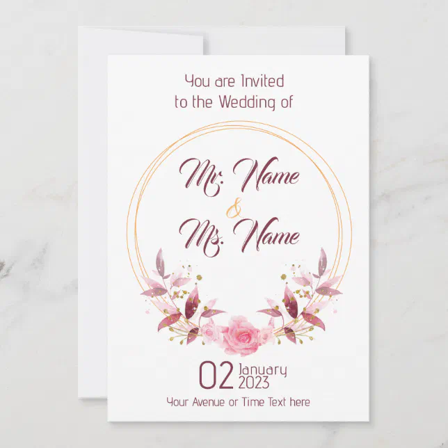 Wedding Invitation | Zazzle