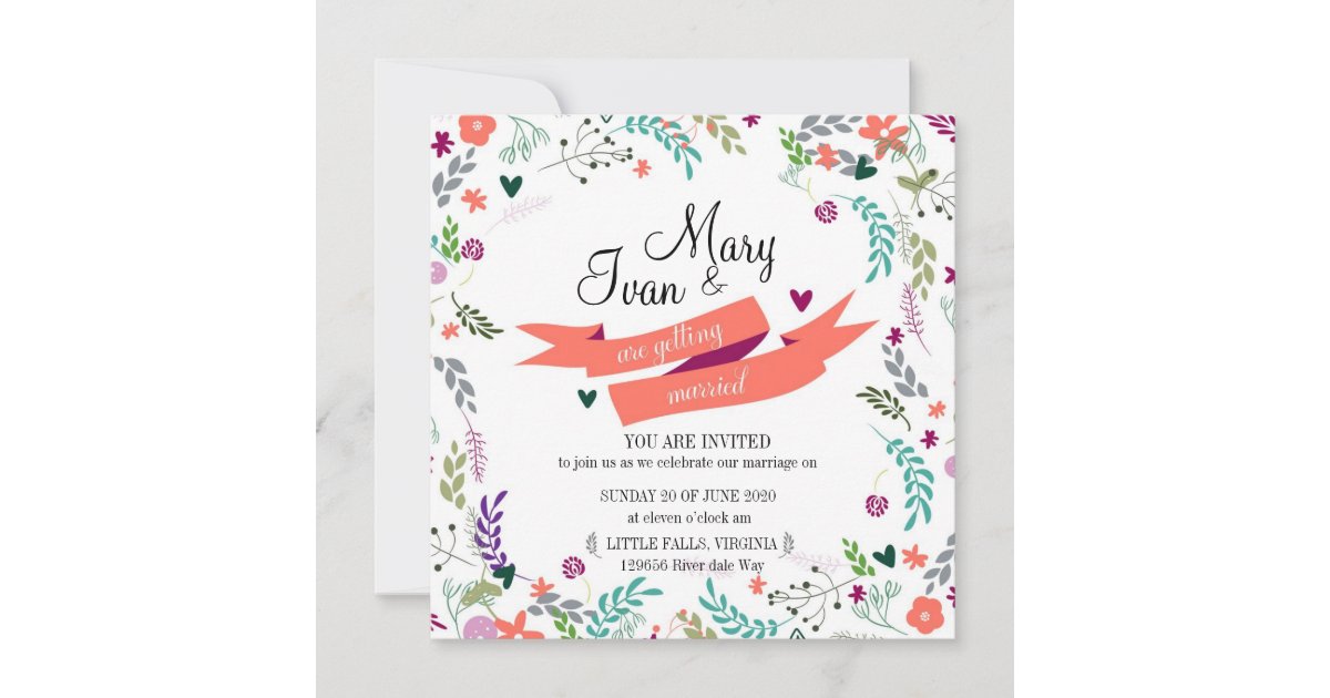 Wedding Invitation | Zazzle