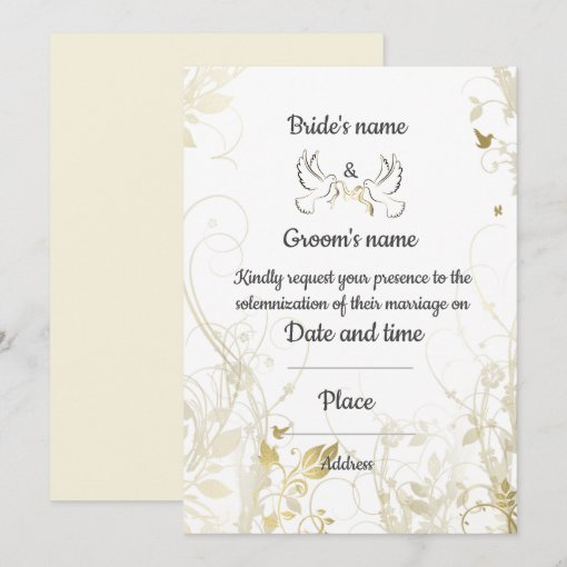 Wedding Invitation | Zazzle