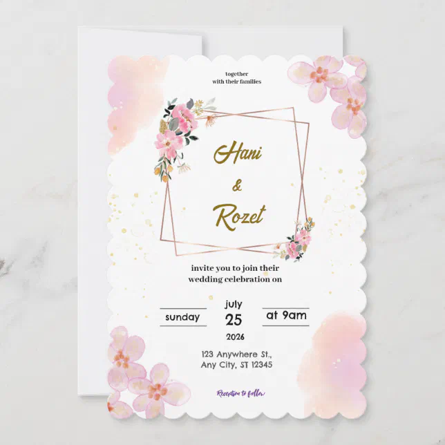 wedding invitation | Zazzle