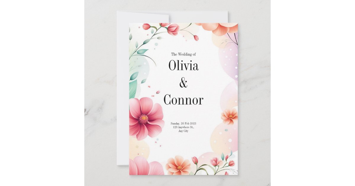 Wedding Invitation | Zazzle