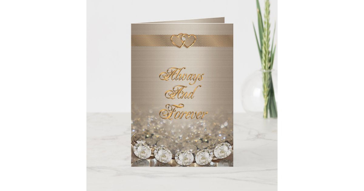 Wedding Invitation Diamonds on satin customizable | Zazzle