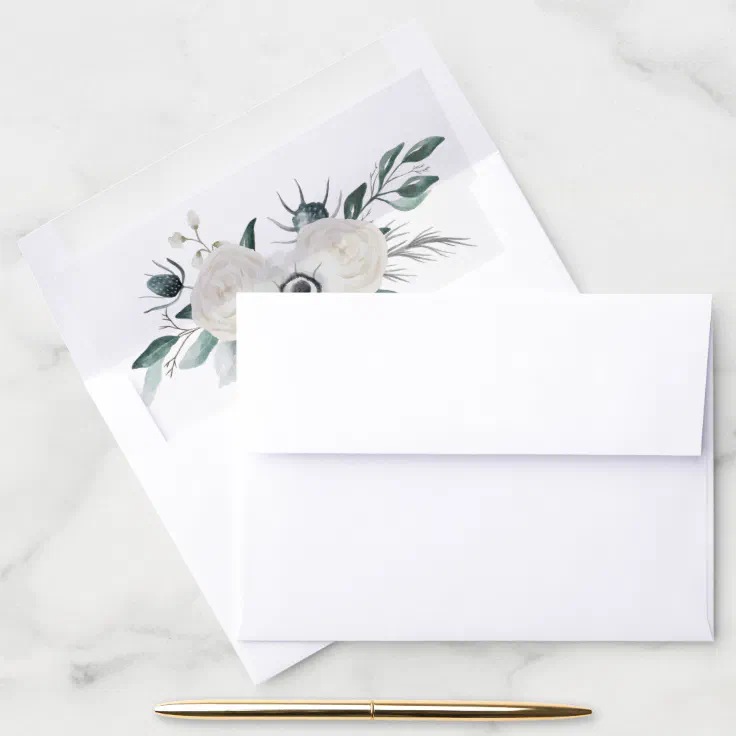 Wedding Invitation Envelope Liner | Zazzle