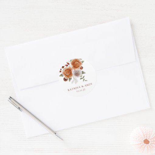 Wedding Invitation Envelope Seals | Zazzle