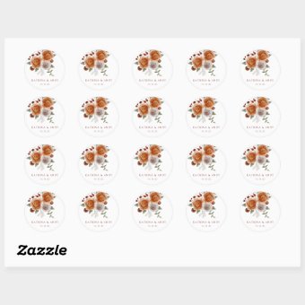 Wedding Invitation Envelope Seals | Zazzle