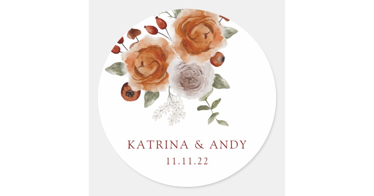 Wedding Invitation Envelope Seals | Zazzle