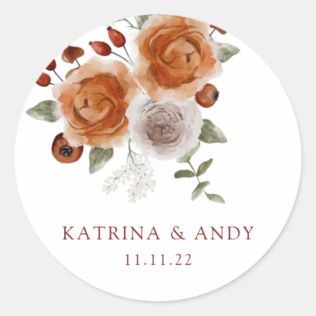 Wedding Invitation Envelope Seals | Zazzle