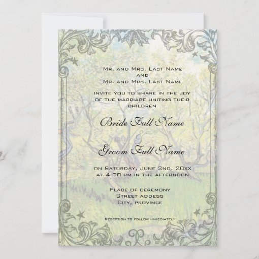 Wedding invitation from bride and groom's parents | Zazzle