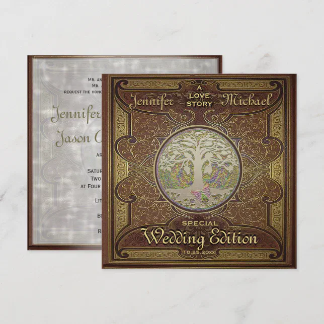 Wedding Invitation - Love Story Romantic | Zazzle