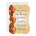 Wedding Invitation Monarch Butterflies | Zazzle