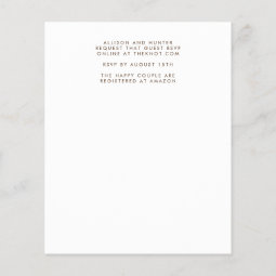 Wedding Invitation | November | Zazzle