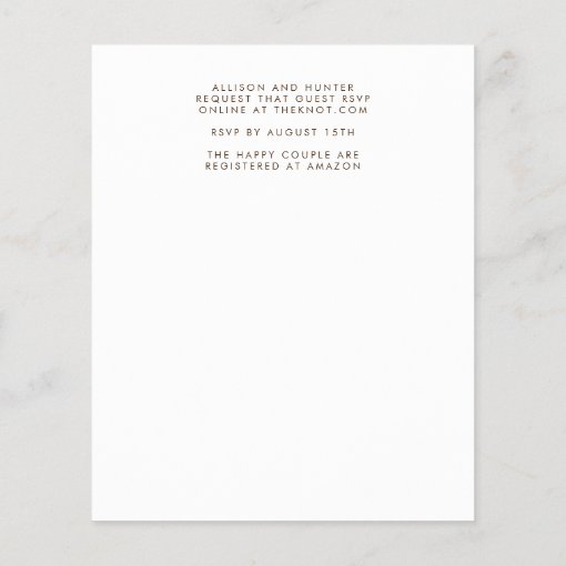 Wedding Invitation | November | Zazzle