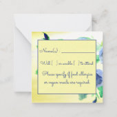 Wedding Invitation Response Card | Zazzle