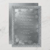 Wedding Invitation | Silver | Zazzle