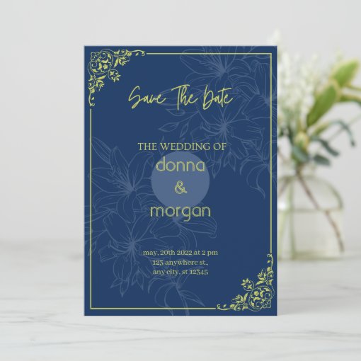 Wedding invitation template, Greenery wedding invi | Zazzle