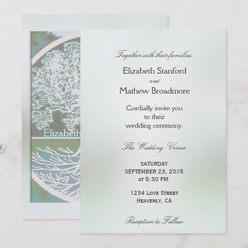 Wedding Invitation | Tree of Life | Zazzle