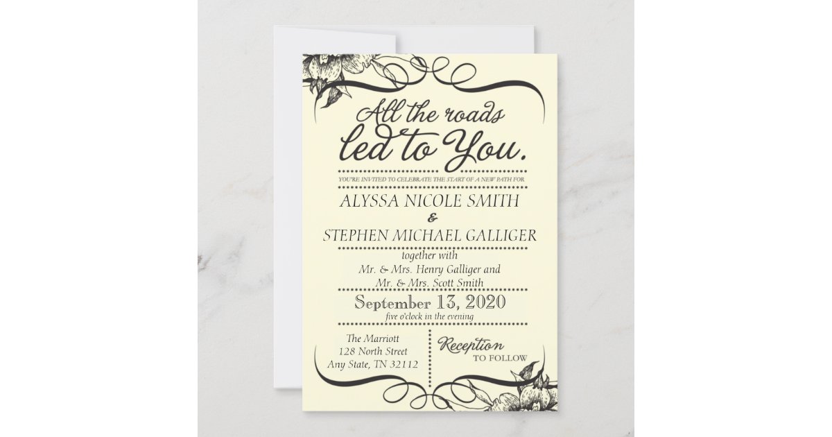 wedding invitations | Zazzle